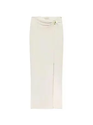 Guess Twist-detail Maxi Pencil Skirt - Neutrals