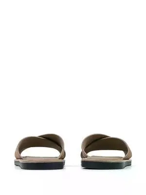 Karl Lagerfeld Criss-cross Suede Slides