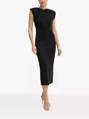 FRACOMINA Sleeveless Midi Dress - Black