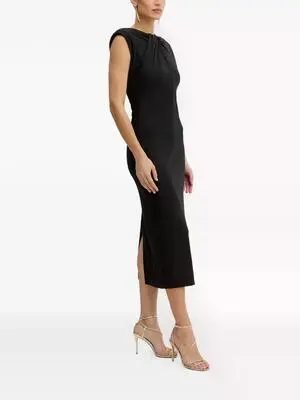 FRACOMINA Sleeveless Midi Dress - Black