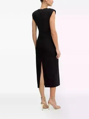 FRACOMINA Sleeveless Midi Dress - Black