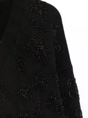 Cynthia Rowley Paloma Bead-embellished Floral Cardigan