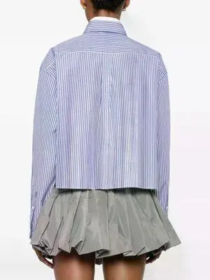 Miu Miu Micro Pinstripe Poplin Shirt