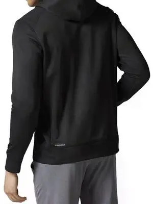 REEBOK Logo Print Hoodie - Black