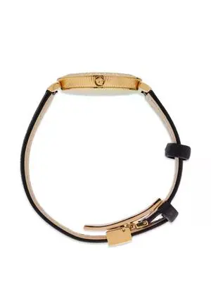 Versace Medusa-motif Watch With Greca-embellished Bezel