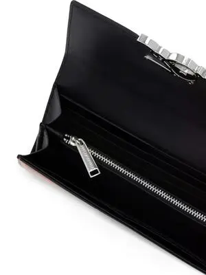 Karl Lagerfeld K/signature Continental Logo-plaque Wallet
