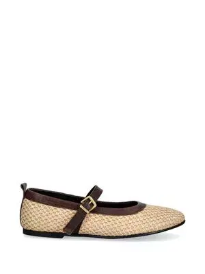 Marc O'polo Woven Ballet Flats - Neutrals