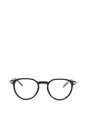 Montblanc Geometric Frame Eyeglasses - Black