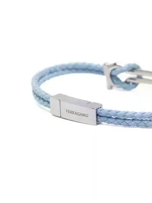 FERRAGAMO Gancini Braided Bracelet