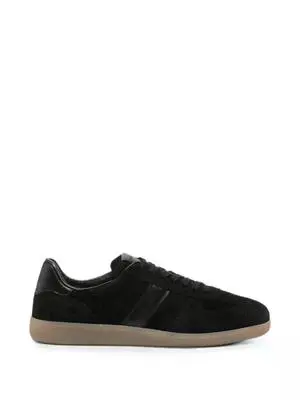 TOM FORD Suede Leather-trimmed Sneakers - Black