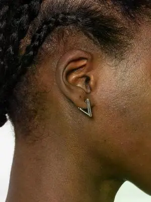 LAG WORLD Mini Lil Triangle Hoop Earring