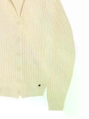 Stella McCartney Ribbed Knit Hooded Cardigan