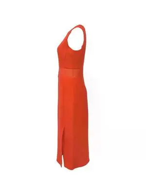 Akris Sleeveless Sheer Waist Panel Dress
