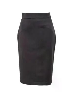 Alaïa Decorative Stitching Pencil Skirt