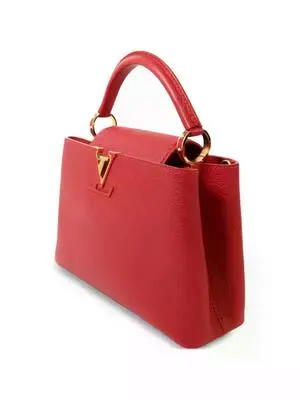 LOUIS VUITTON Capucines Mm Tote Bag