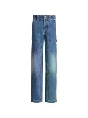 Balmain Wash Denim Carpenter Jeans
