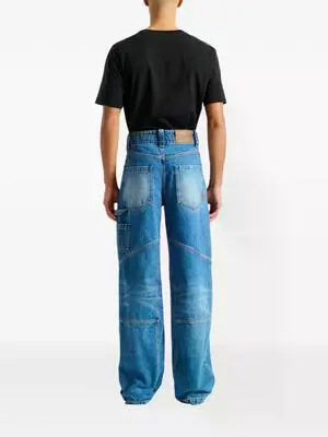 Balmain Wash Denim Carpenter Jeans