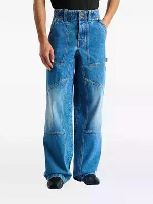 Balmain Wash Denim Carpenter Jeans