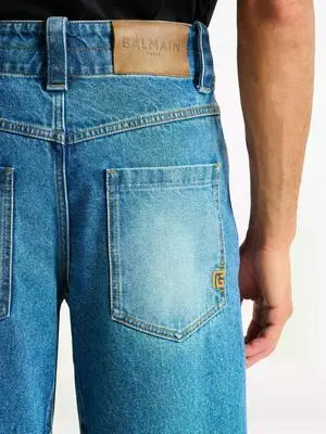 Balmain Wash Denim Carpenter Jeans