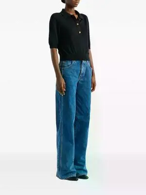 Balmain Knitted 3-button Polo