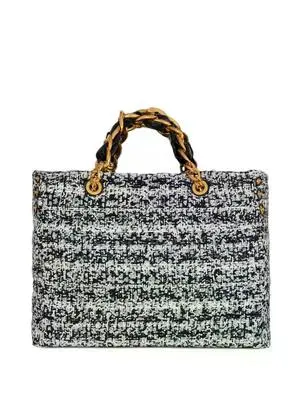 Balmain 1945 Soft Tweed Tote Bag
