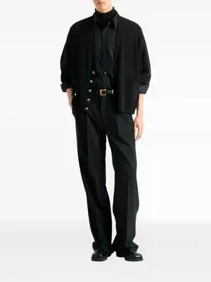 Balmain Paris Shirt In Cotton Poplin - Black
