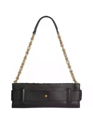 Balmain Anthem Smooth Leather Clutch