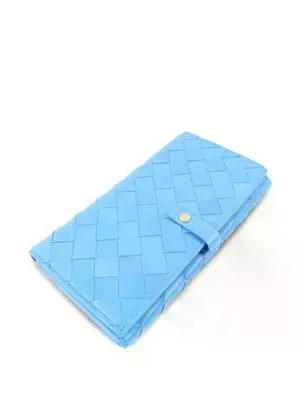 Bottega Veneta Intrecciato Leather Long Wallet
