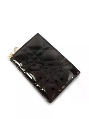 Dior Gardenia Patent Leather Wallet