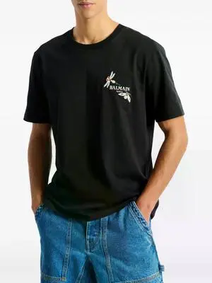 Balmain Embroidered Insect T-shirt
