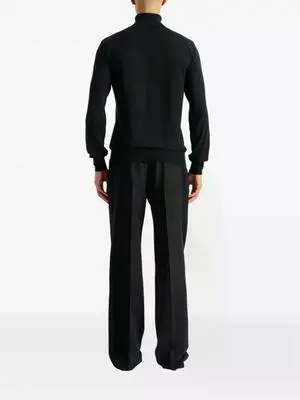 Balmain Logo-embroidered Roll-neck Sweater