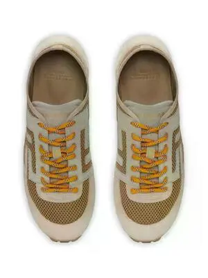 Balmain Racer Trainers In Mesh And Suede