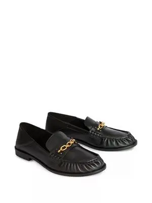 Balmain Sync Smooth Leather Loafers