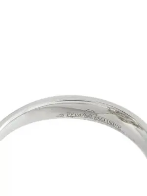LB EXCLUSIVE Sapphire And Diamond Floral Ring In 18k White Gold