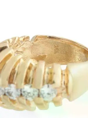 LB EXCLUSIVE Sapphire And Diamond Ring In 14k Yellow