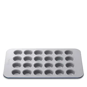 CARAWAY Ceramic Nonstick 24 Cup Mini Muffin Pan - Navy