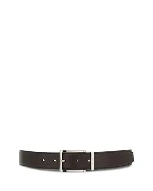 FERRAGAMO Reversible Leather Belt - T.moro