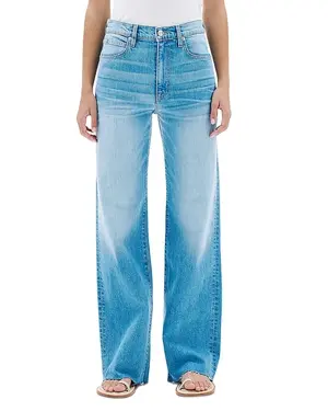 SLVRLAKE Grace High Rise Wide Leg Jeans - Slow Dancer