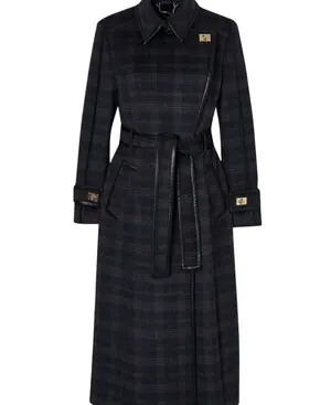 Karen Millen Double Breasted Belted Midi Coat