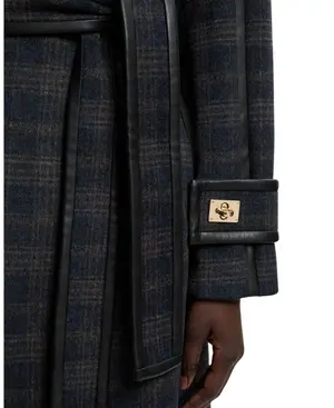 Karen Millen Double Breasted Belted Midi Coat