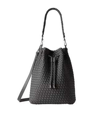 NAGHEDI Mercer Woven Bucket Bag - Ash
