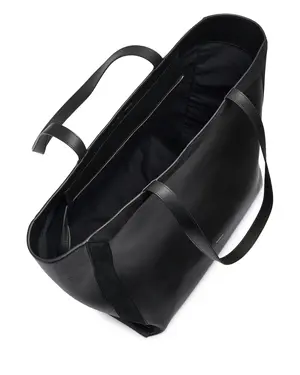 WANDLER Leather Tote Bag - Black