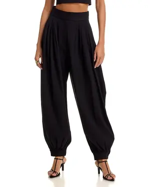 Altuzarra Chapman Pleated Wool Blend Trousers