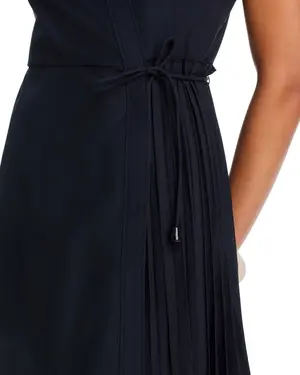 Tanya Taylor Sleeveless Collared Midi Dress