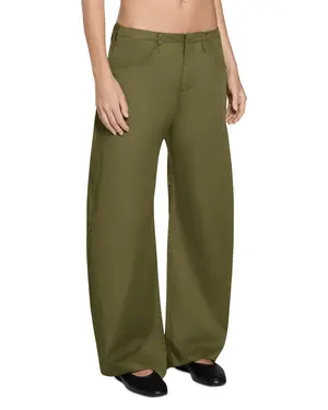 EB DENIM Isla Cinch Pants - Deep Olive