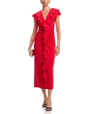 Cinq À Sept Tallis Ruffled Dress