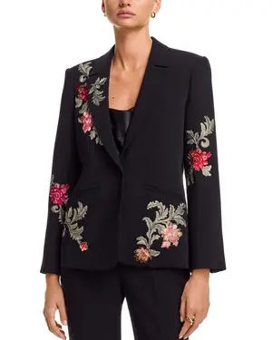 Cinq À Sept Rococo Embroidered Blazer