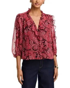 Cinq A Sept Paisley Tops