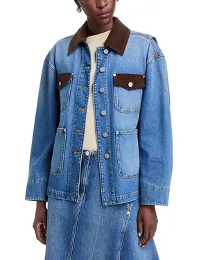 3.1 Phillip Lim Denim Chore Jacket - Washed Medium