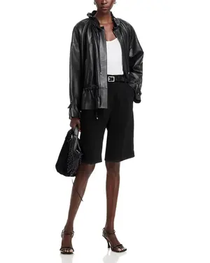 3.1 Phillip Lim Leather Parka Jacket